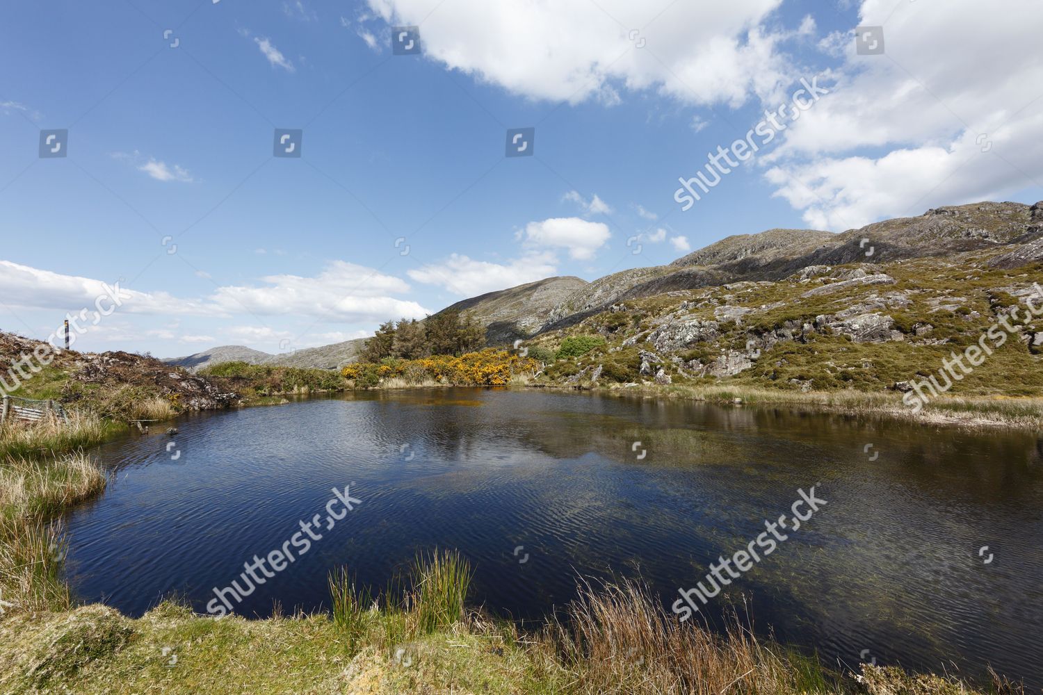 Lake Slieve Miskish Mountains Near Allihies Editorial Stock Photo ...