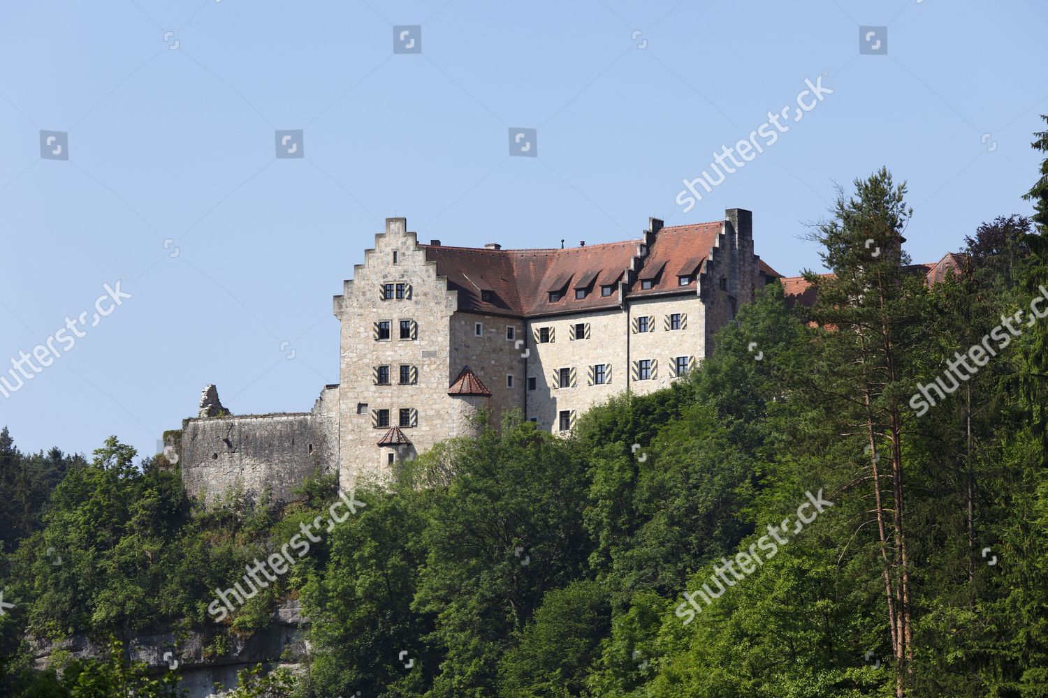 Burg Rabenstein Castle Ahorntal Valley Franconian Editorial Stock Photo ...