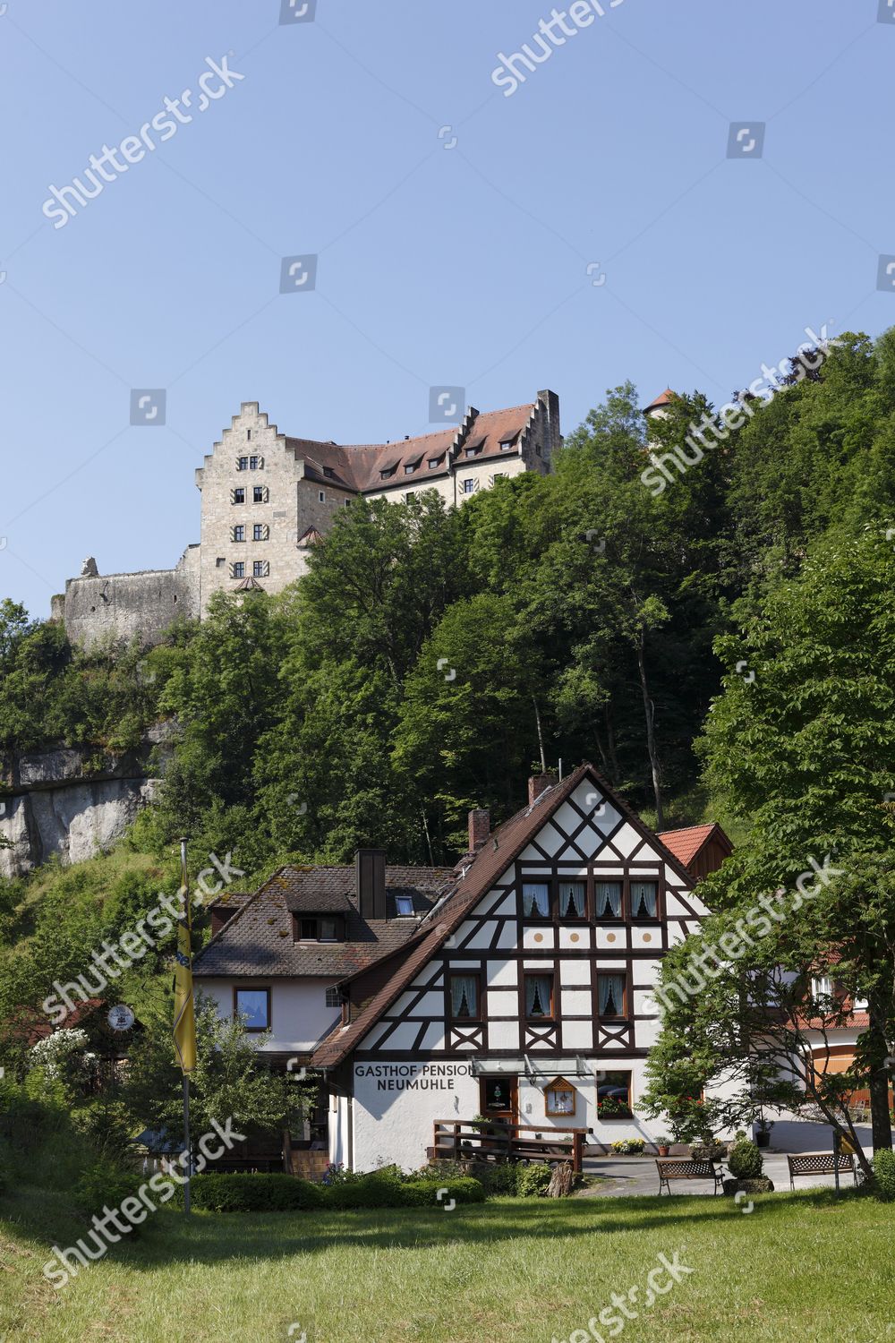 Burg Rabenstein Castle Ahorntal Valley Franconian Editorial Stock Photo ...