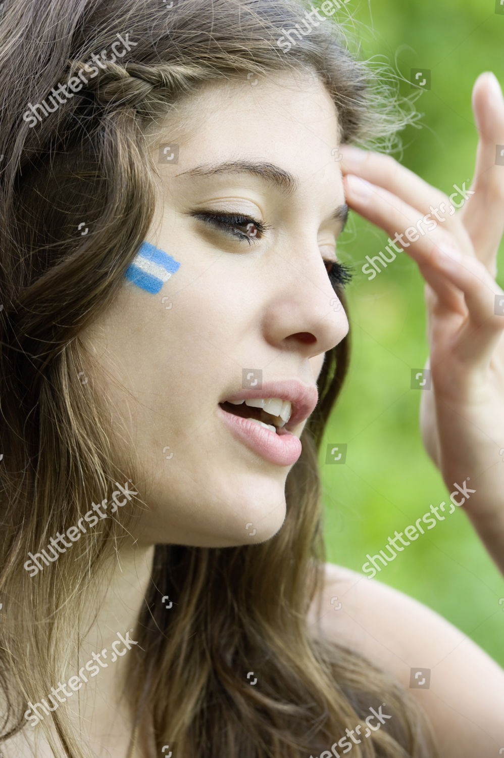 Model Released Portrait Young Argentine Woman Editorial Stock Photo ...