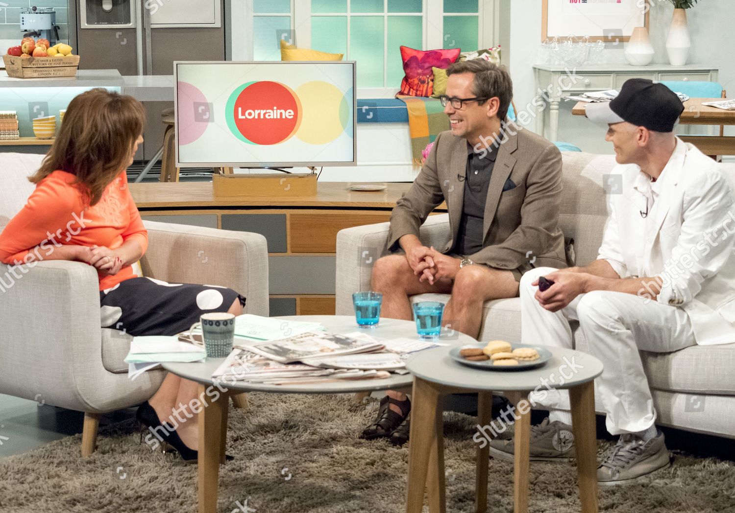 Lorraine Kelly Nick Heyward Ben Volpelierepierrot Editorial Stock Photo ...
