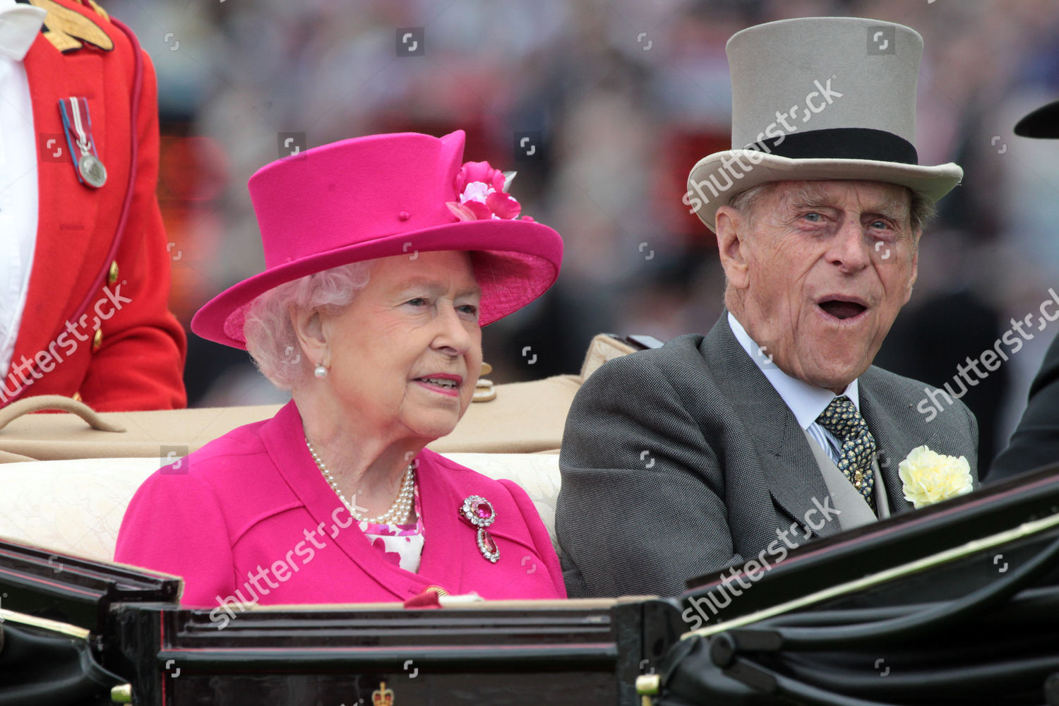 Royal Ascot Royal Procession Arrives Queen Editorial Stock Photo ...