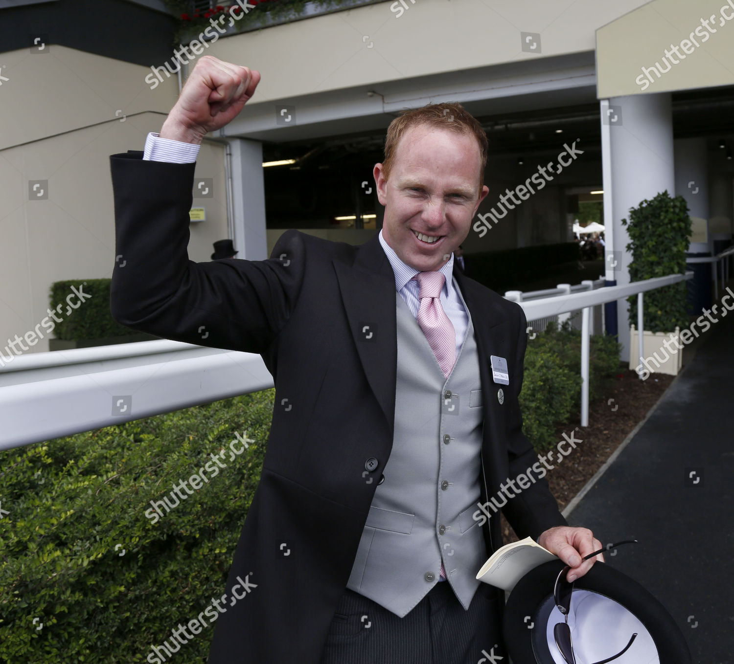 Trainer David Omeara Celebrating Amazing Maria Editorial Stock Photo ...