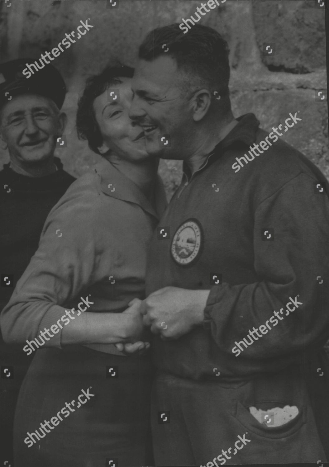Bill Pickering Greeted By Florence Chadwick Editorial Stock Photo ...