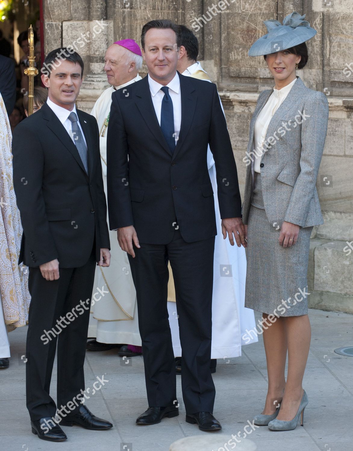 Prime Minister David Cameron Wife Samantha Editorial Stock Photo ...
