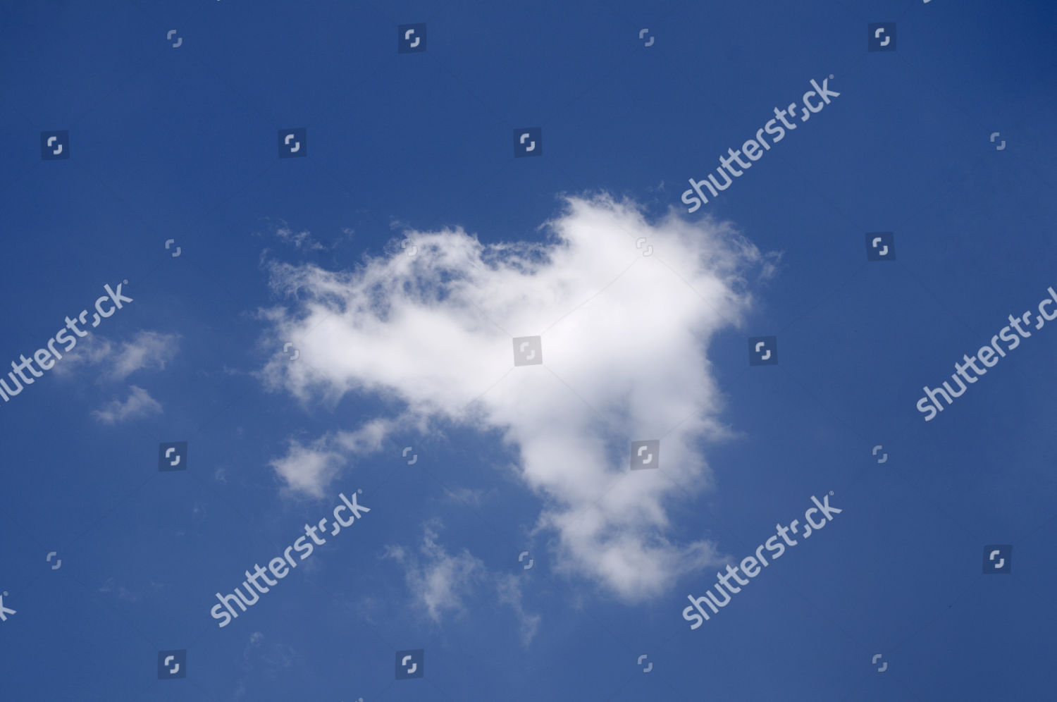 Cumulus Cloud Dispersing Blue Sky Editorial Stock Photo - Stock Image ...
