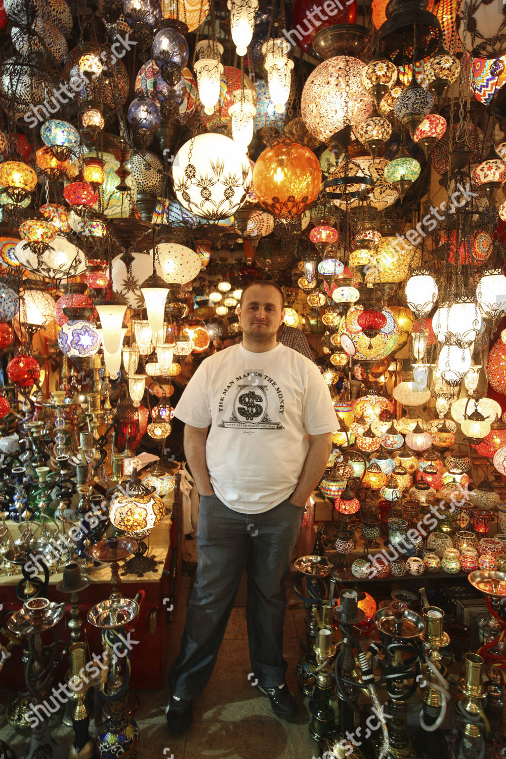 Merchant Selling Lamps His Booth Grand Editorial Stock Photo - Stock ...