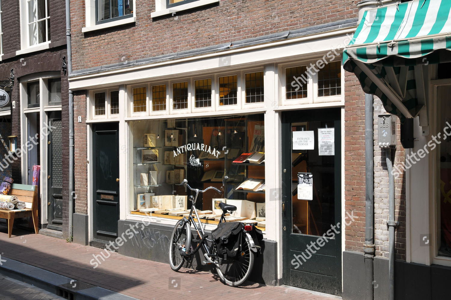 Bicycle Front Antique Shop Window Display Editorial Stock Photo - Stock ...