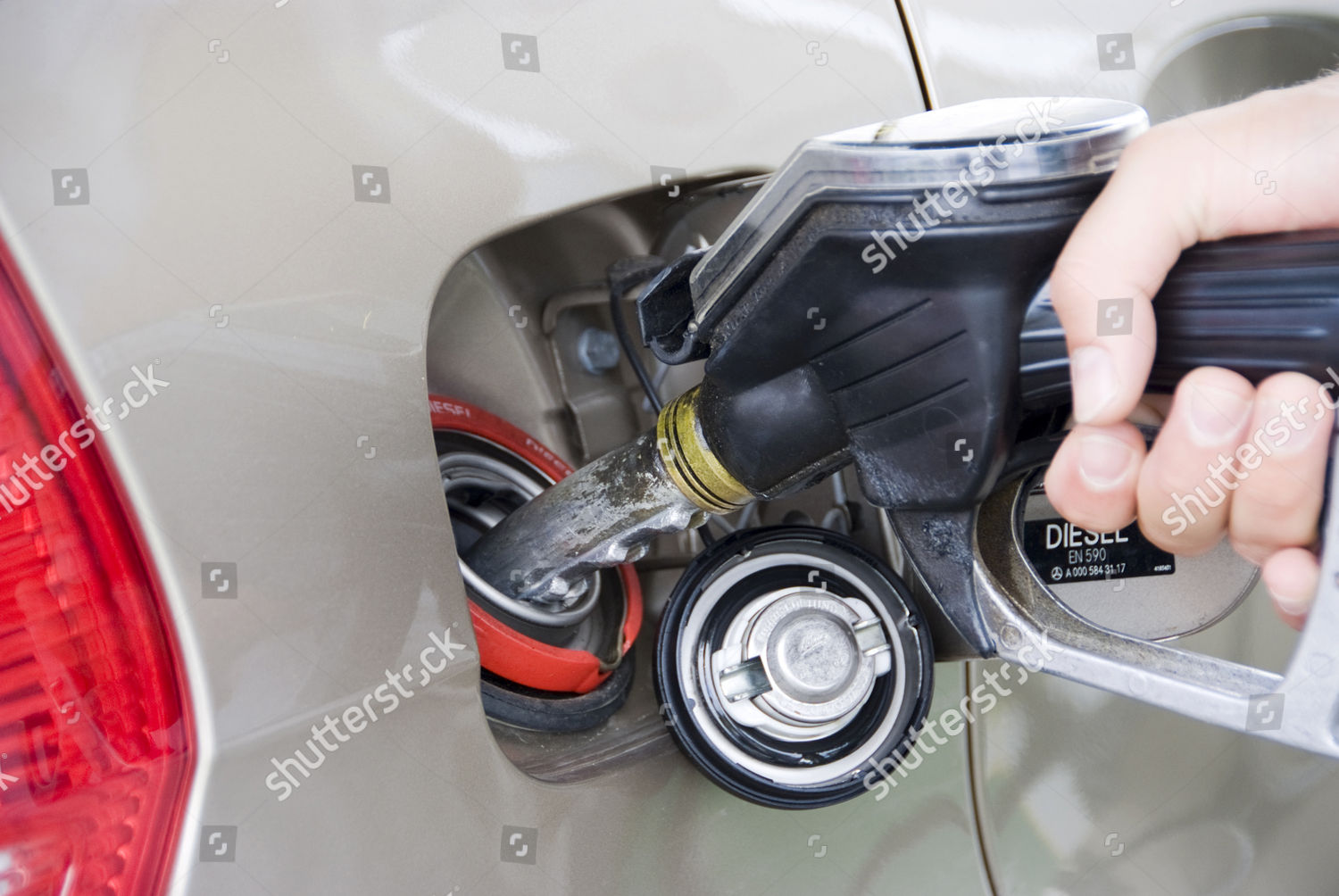 Model Released Hand Filling Petrol Tank Editorial Stock Photo - Stock ...