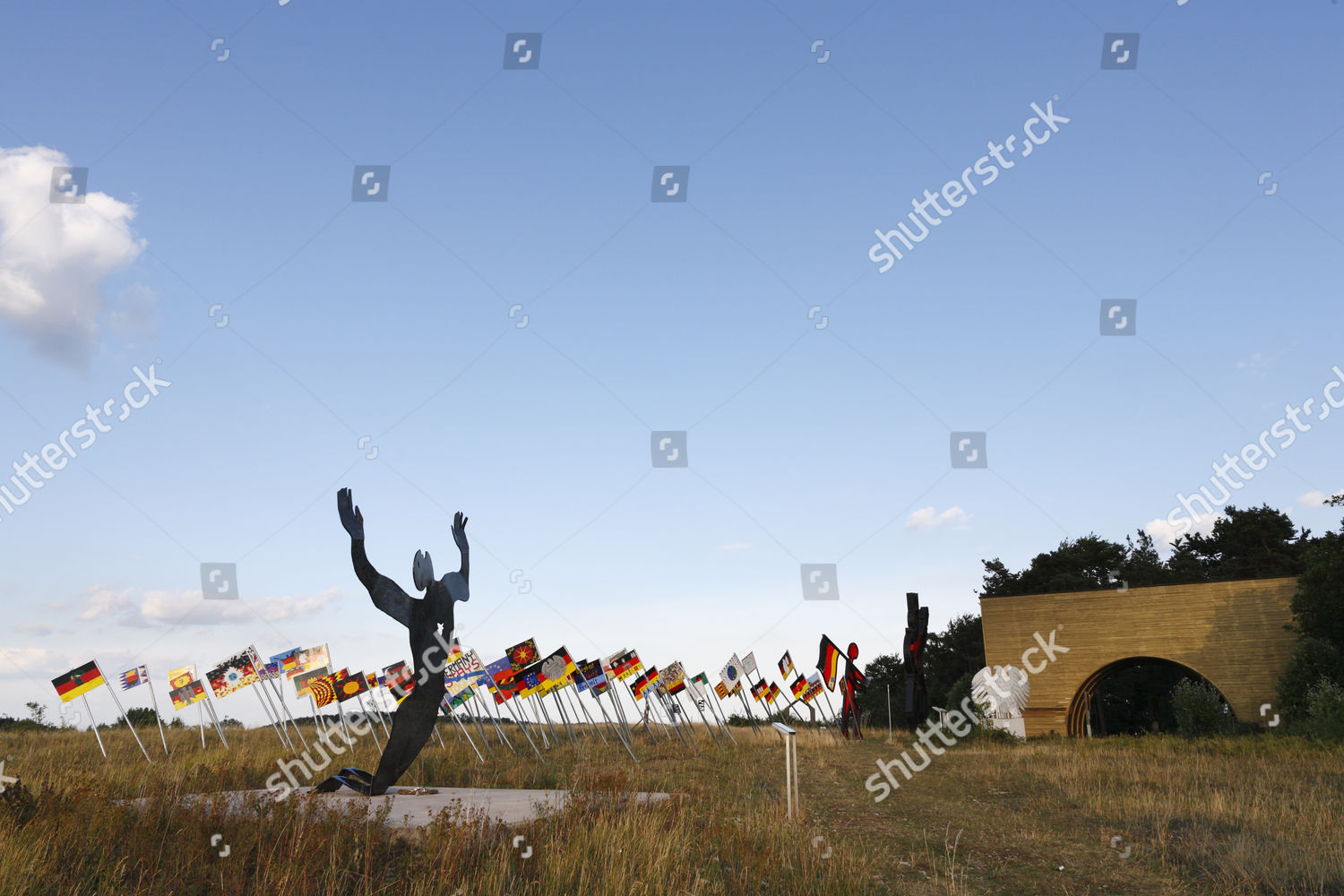 National Monument German Reunification Sculpture Park Editorial Stock ...