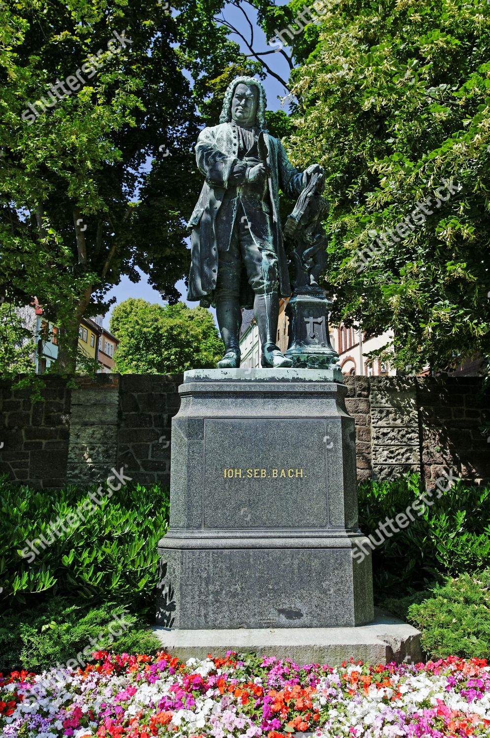 Johann Sebastian Bach Memorial Statue Front Editorial Stock Photo ...