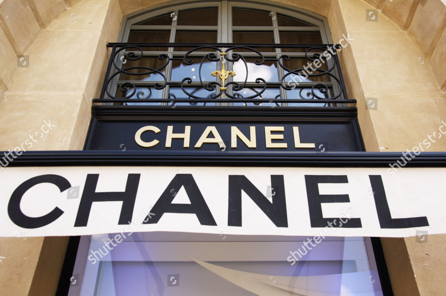 Lettering Chanel Shop Paris France Europe Editorial Stock Photo - Stock ...
