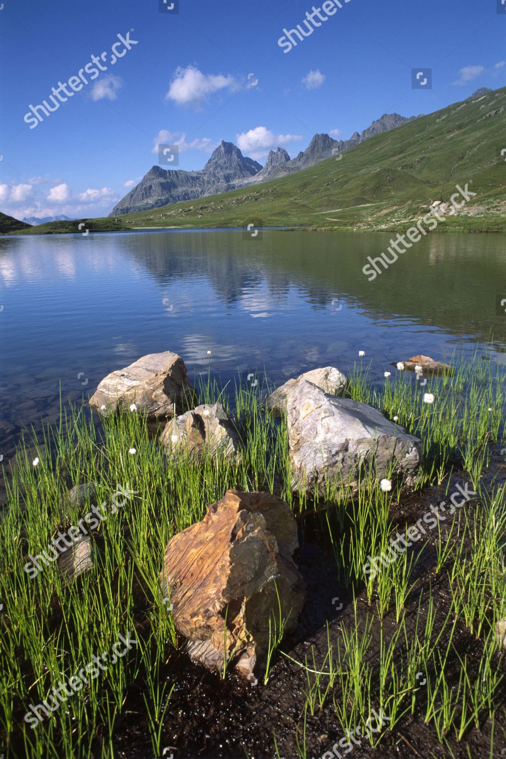 Lake Scheidsee Verwall Alps Galtuer North Editorial Stock Photo - Stock ...