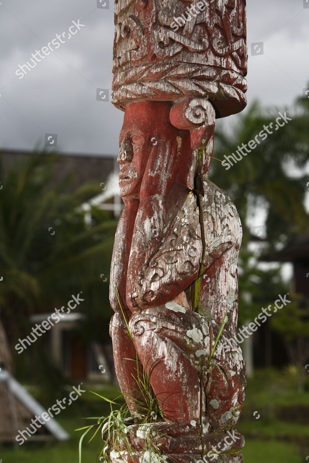 Dayak Statue House Protector Museum Pontianak Editorial Stock Photo ...