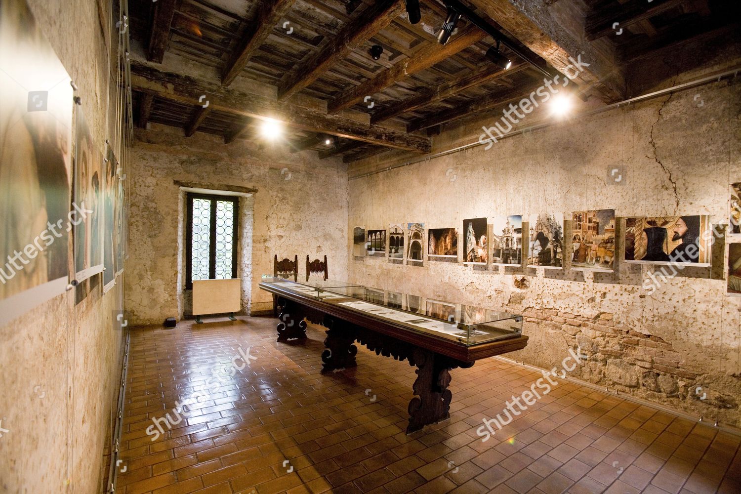 Interior Museum Former House Francesco Petrarca Editorial Stock Photo ...