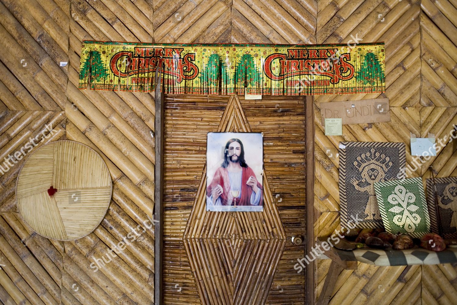 Traditional Longhouse Iban Ethnic Group On Editorial Stock Photo ...