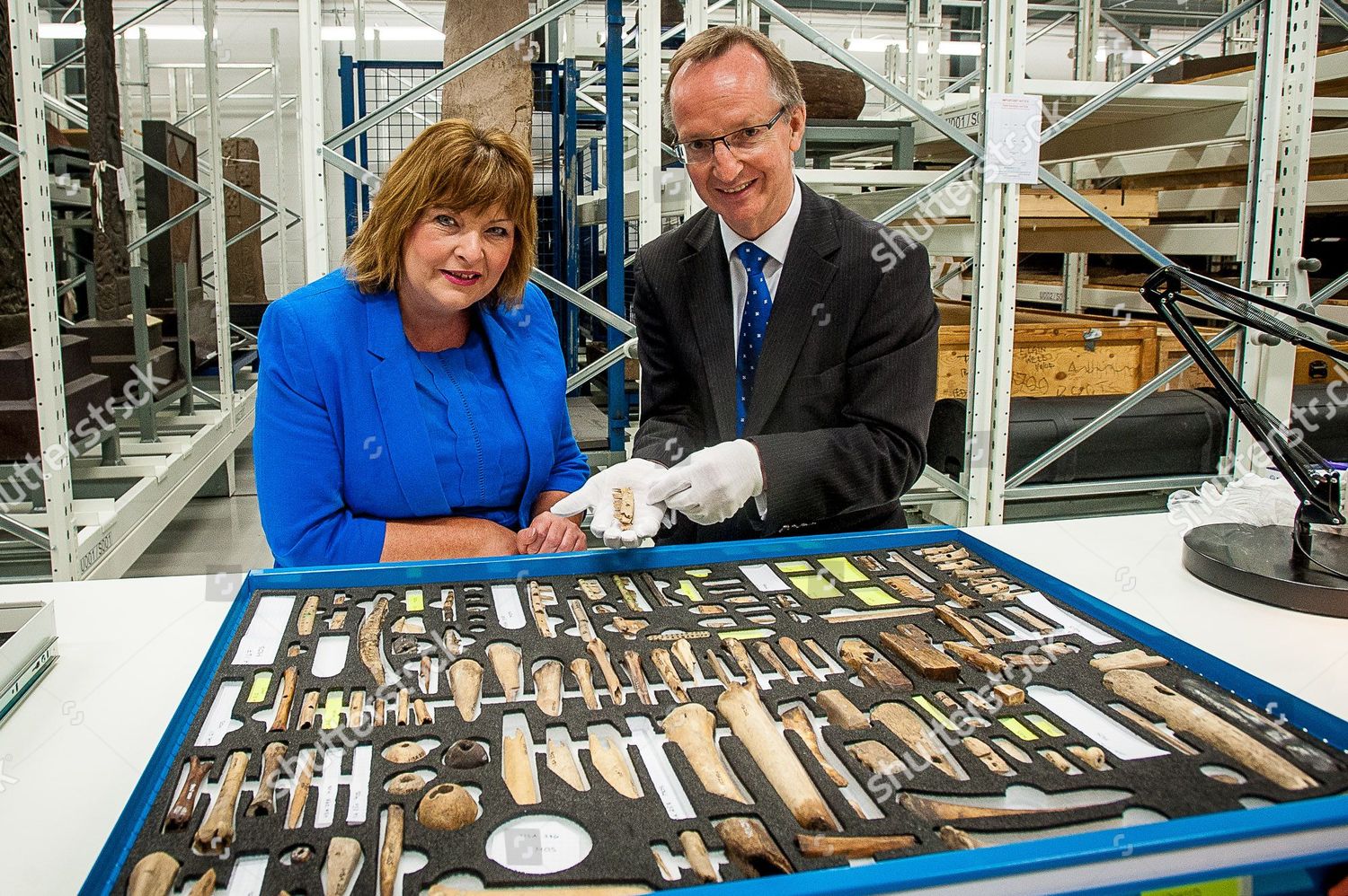 Fiona Hyslop Museum Director Gordon Rintoul Editorial Stock Photo ...