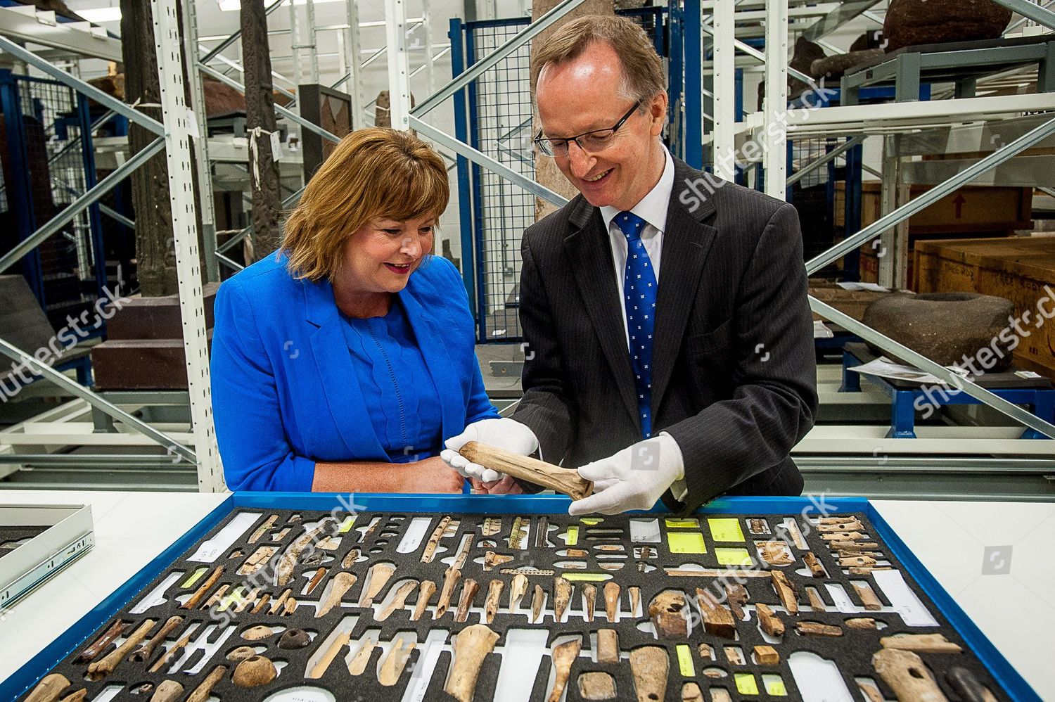 Fiona Hyslop Museum Director Gordon Rintoul Editorial Stock Photo ...