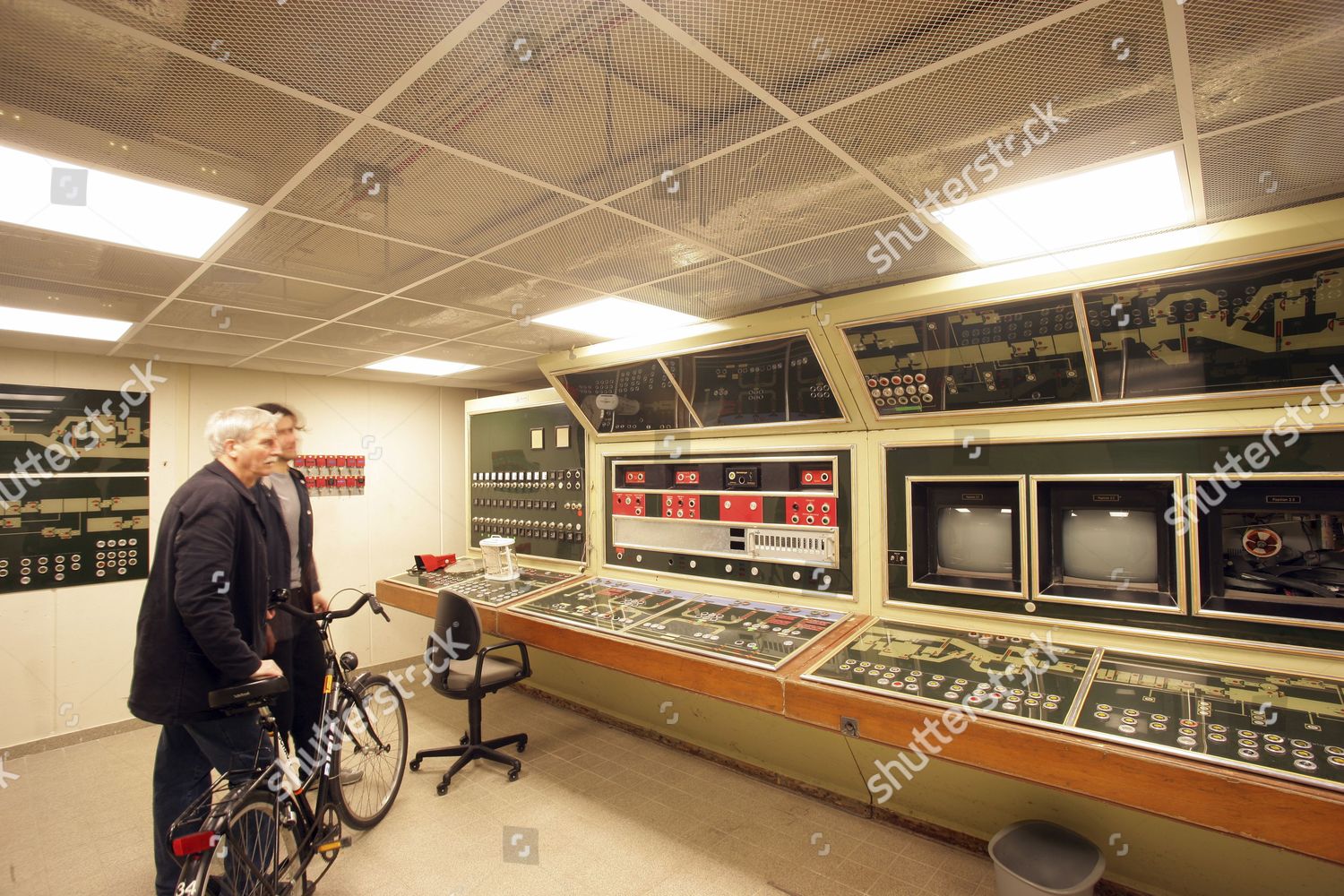 Employees Observing Control Room Museum Former Editorial Stock Photo ...