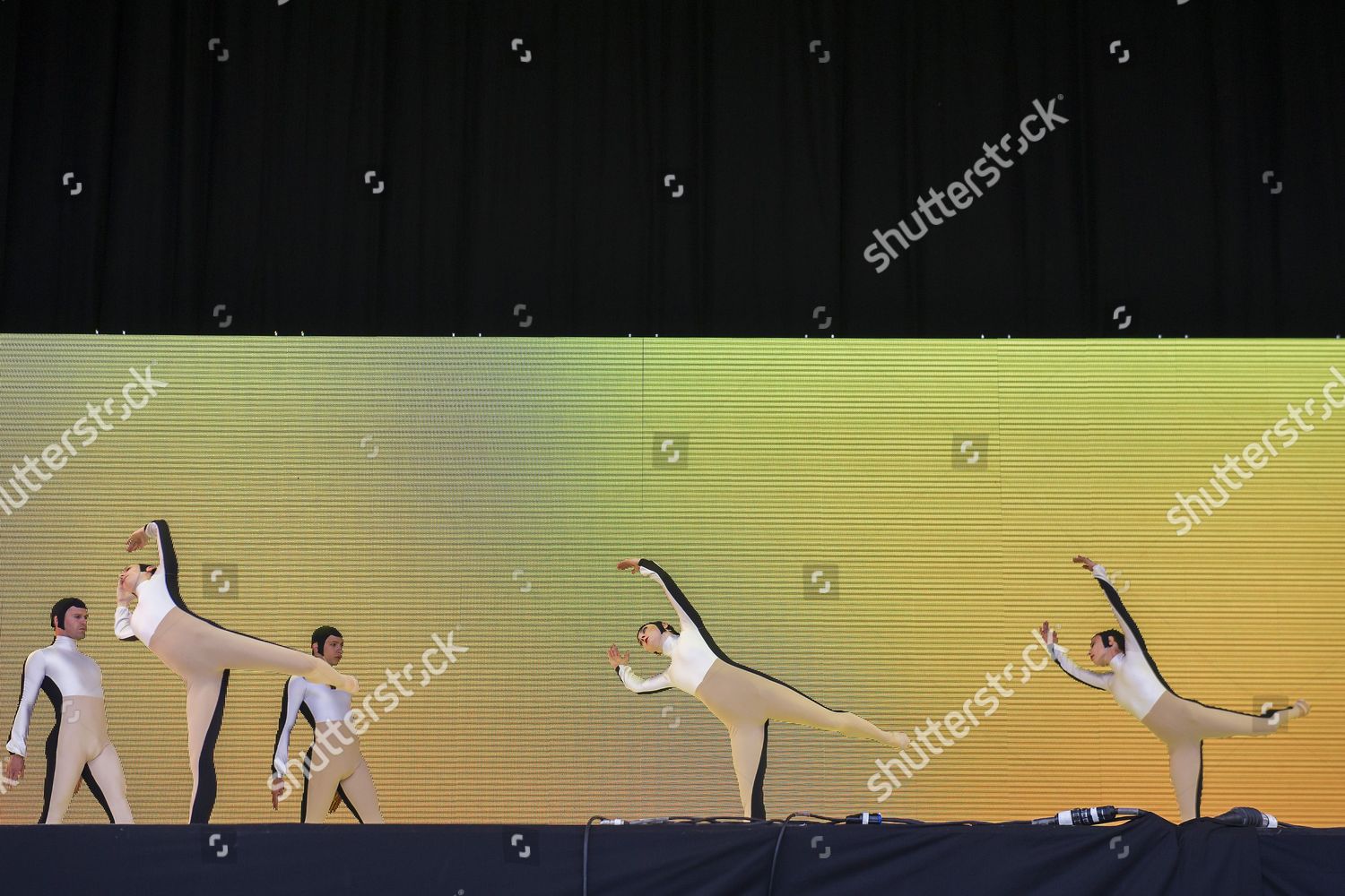 Michael Clark Dance Perform On Pyramid Editorial Stock Photo - Stock ...