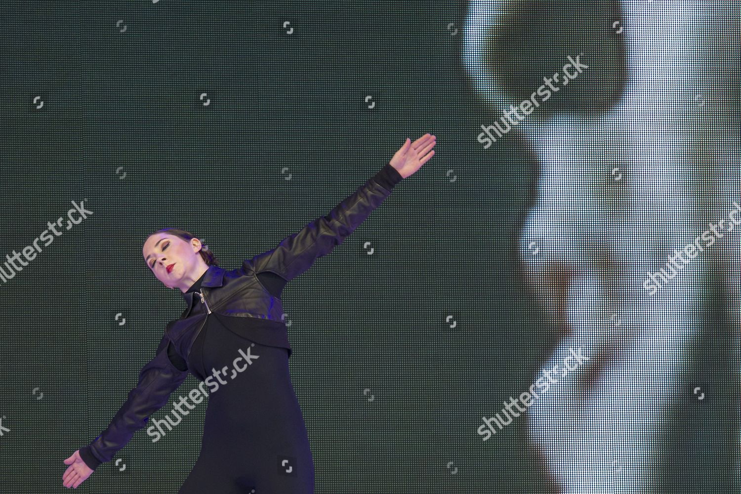 Michael Clark Dance Perform On Pyramid Editorial Stock Photo - Stock ...