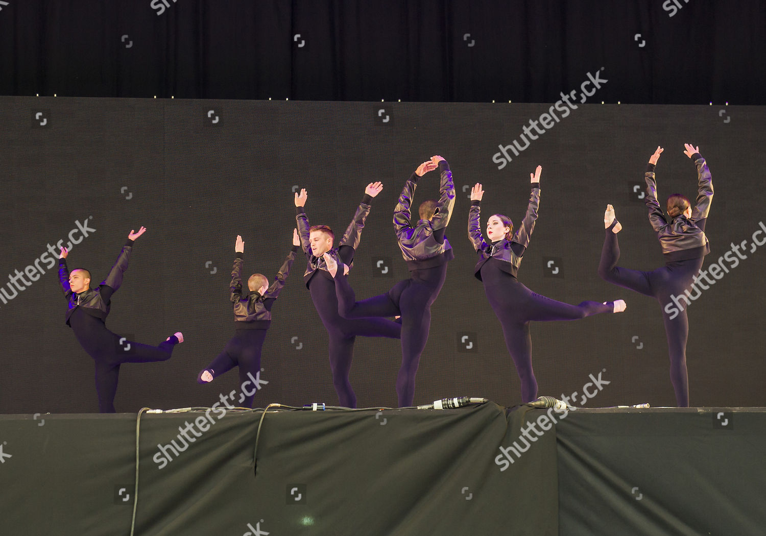 Michael Clark Dance Company On Pyramid Editorial Stock Photo - Stock ...
