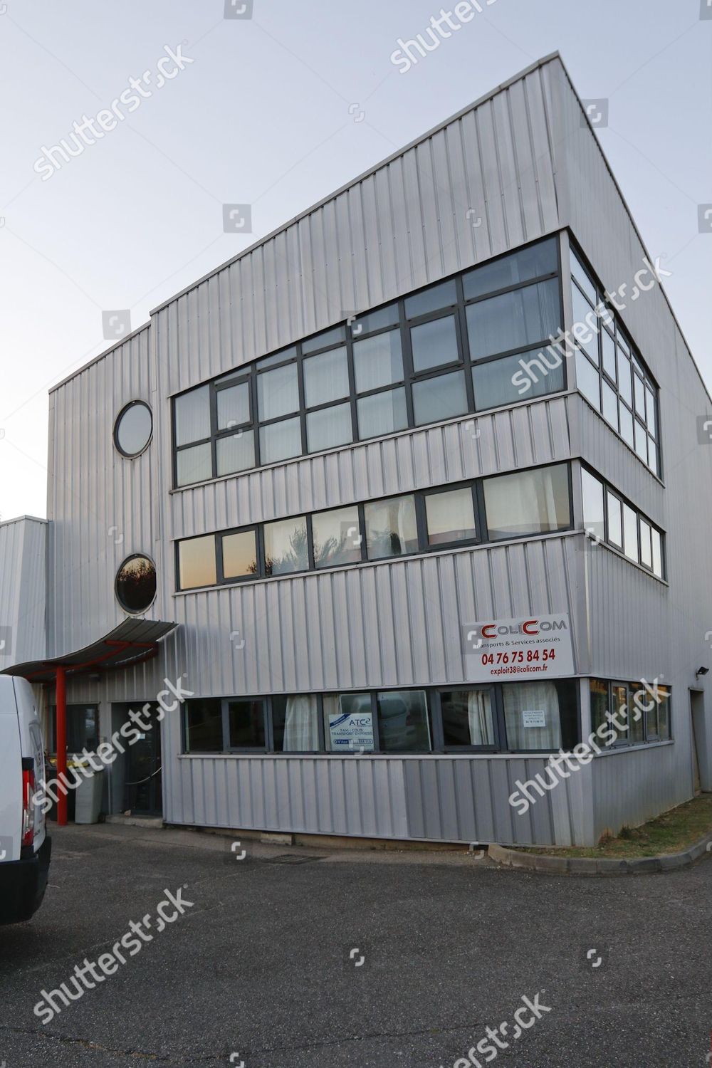 French Transport Company Colicom Both Men Editorial Stock Photo - Stock ...