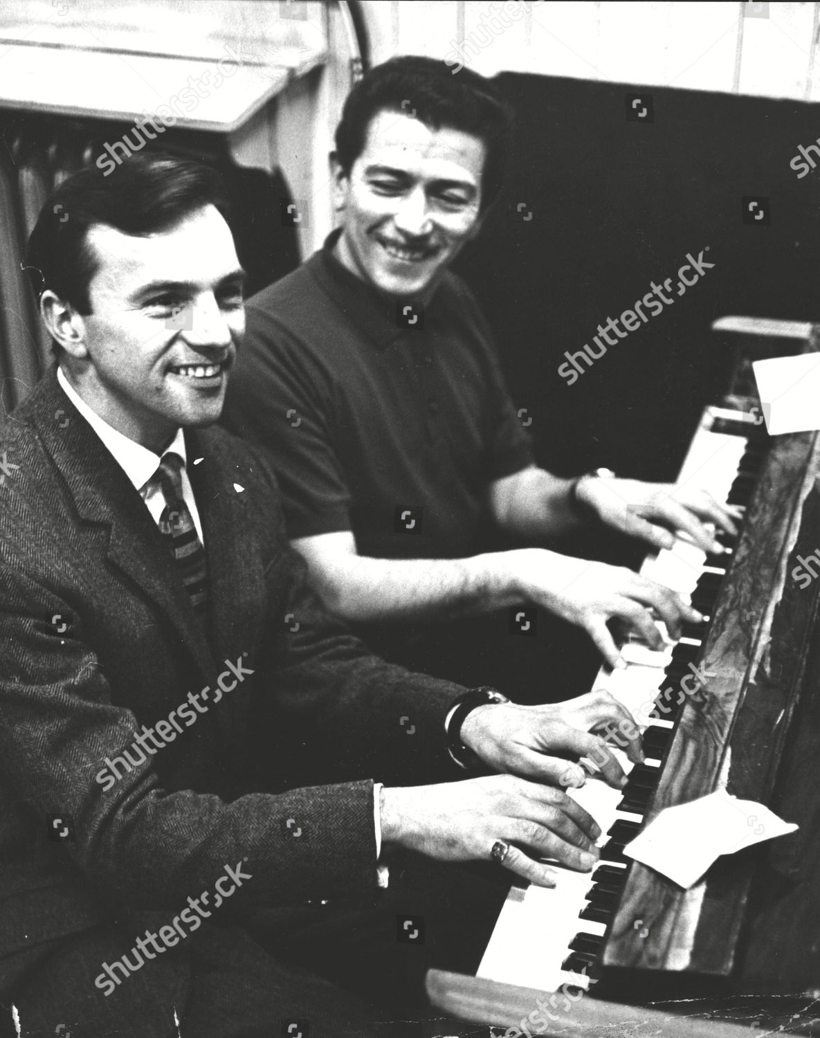 Singer Denis Lotis Left Tony Osborne Editorial Stock Photo - Stock ...