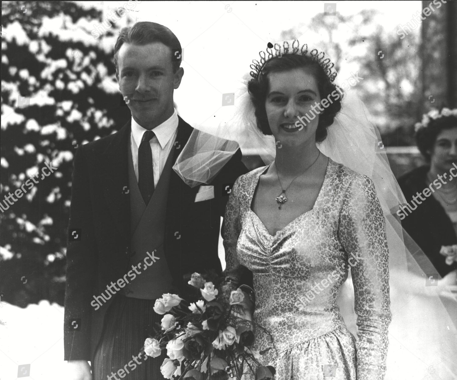Wedding Miss Elizabeth Stallard Mr Ronald Editorial Stock Photo - Stock ...