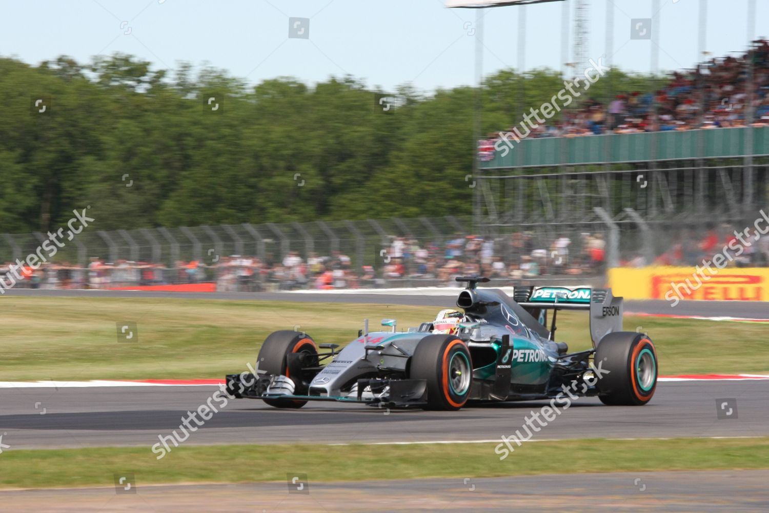 Lewis Hamilton His Mercedes F1 Car Editorial Stock Photo - Stock Image ...