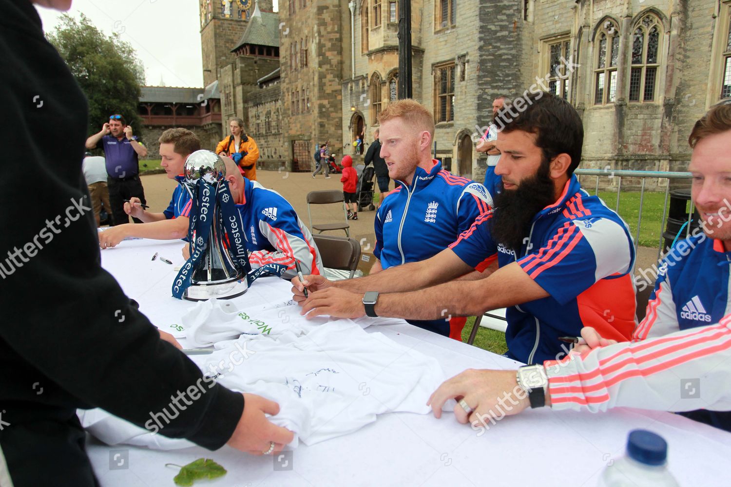 Picture Shows Squad Cardiff Castle Before Editorial Stock Photo - Stock ...