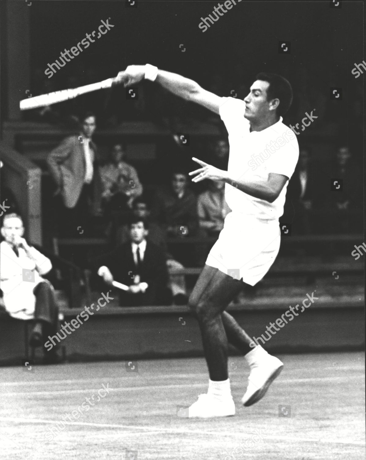 Alex Olmedo Play 1968 Wimbledon Tennis Editorial Stock Photo - Stock ...
