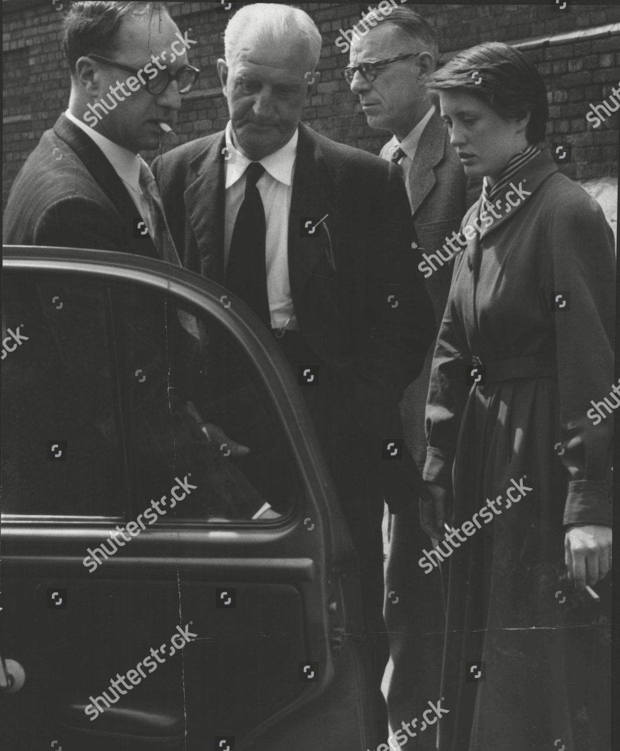 Bus Driver Harold Hiscocks Bus Conductress Editorial Stock Photo ...