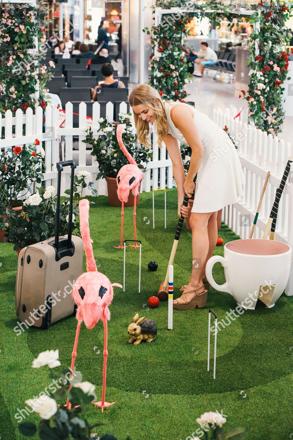 Kim Hartwell Enjoying Croquet Lawn Editorial Stock Photo - Stock Image ...