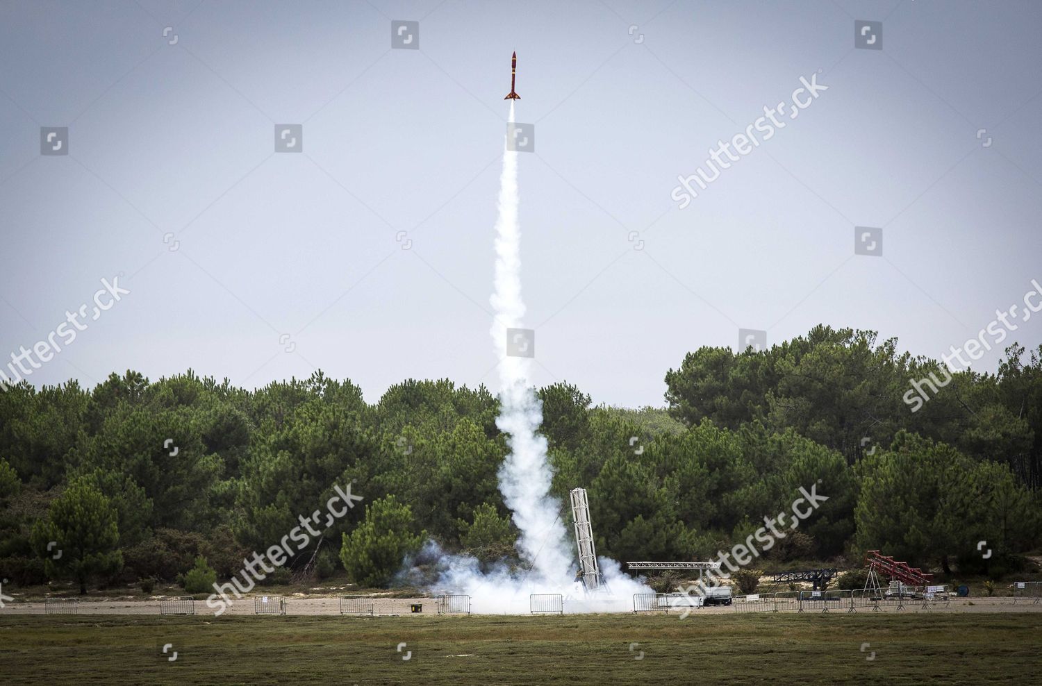 Launch Jericho Experimental Rocket Built By Editorial Stock Photo ...