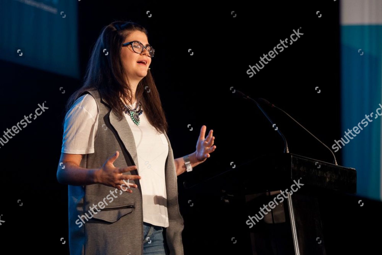 Megan Dunn Speaking Macron Stadium Editorial Stock Photo - Stock Image ...