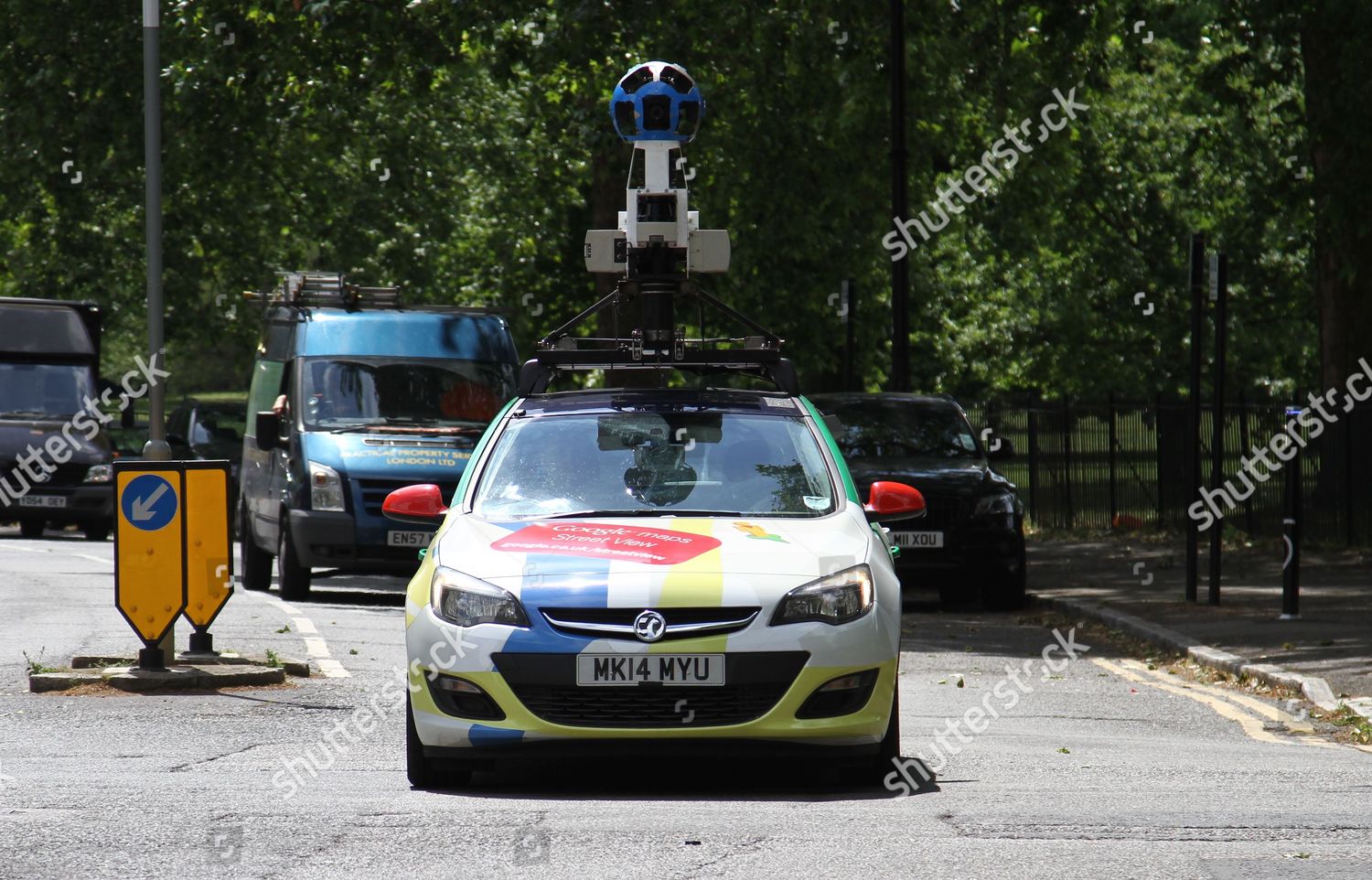 Google Earth Streetview Camera Car Driving Editorial Stock Photo ...