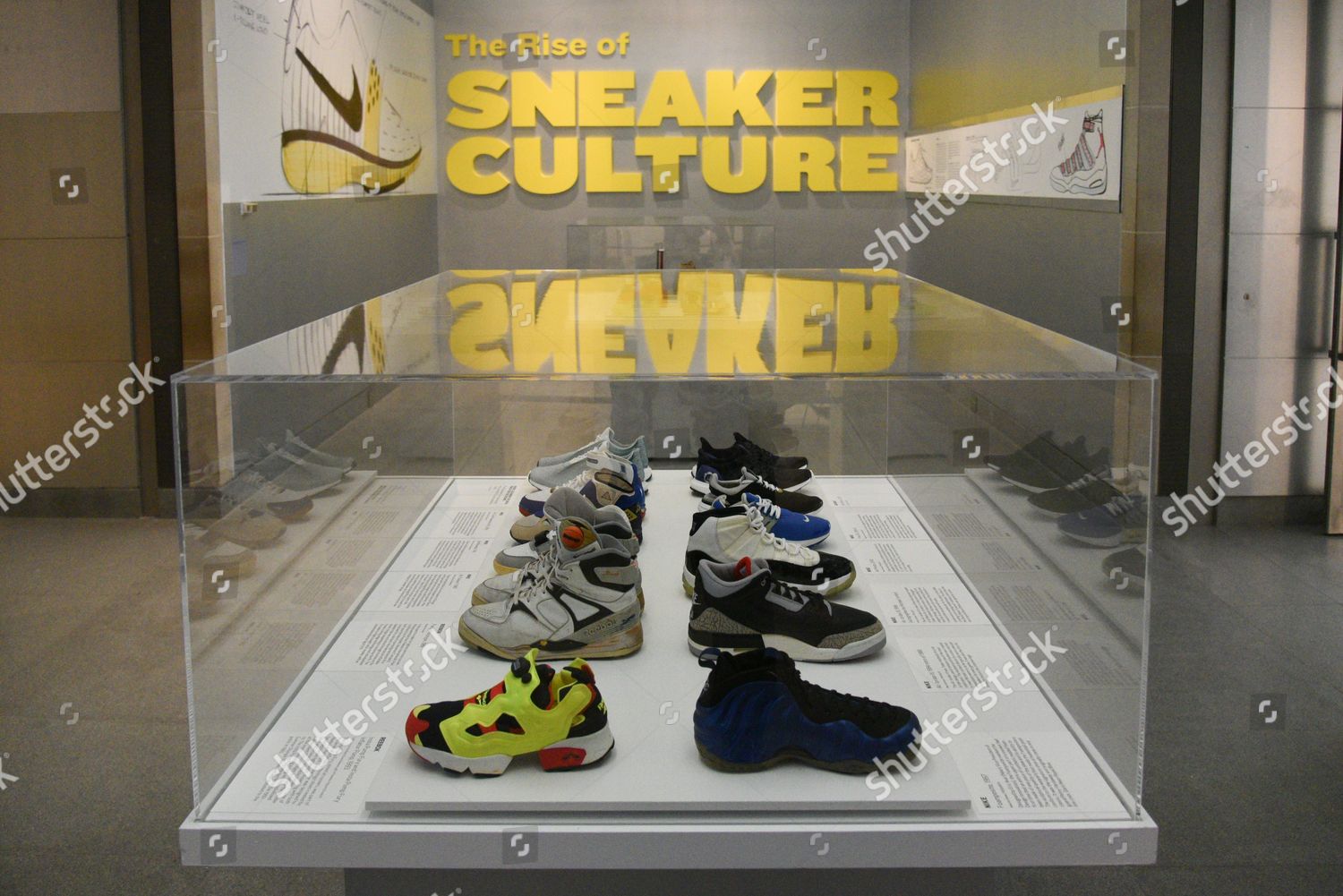 Reebok Pump Nike Air Jordan Display Editorial Stock Photo - Stock Image ...