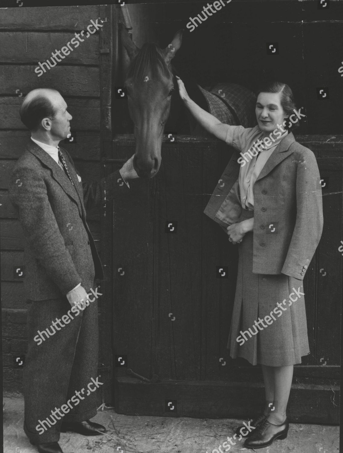 Jockeys Wife Mrs James Doyle Racehorse Editorial Stock Photo - Stock ...