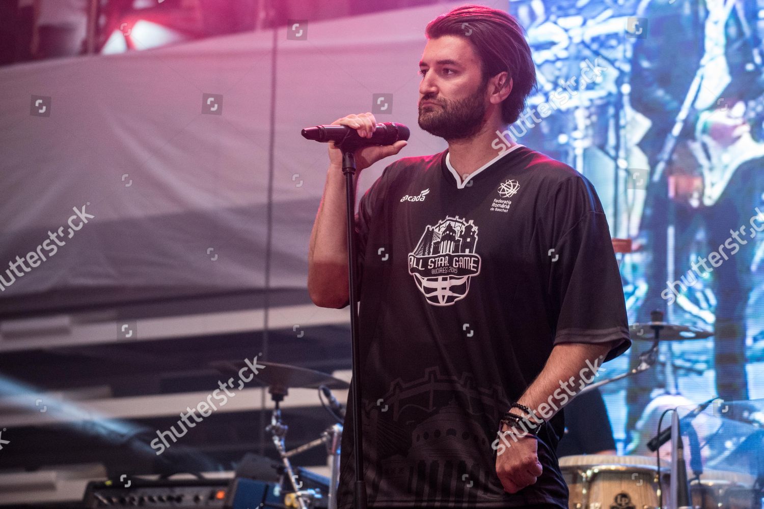 Romanian Singer Smiley Singing During All Editorial Stock Photo - Stock ...