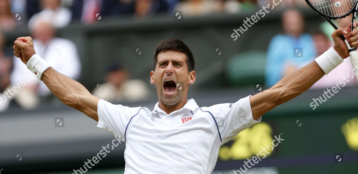 Novak Djokovic Roars Triumph He Wins Editorial Stock Photo - Stock ...