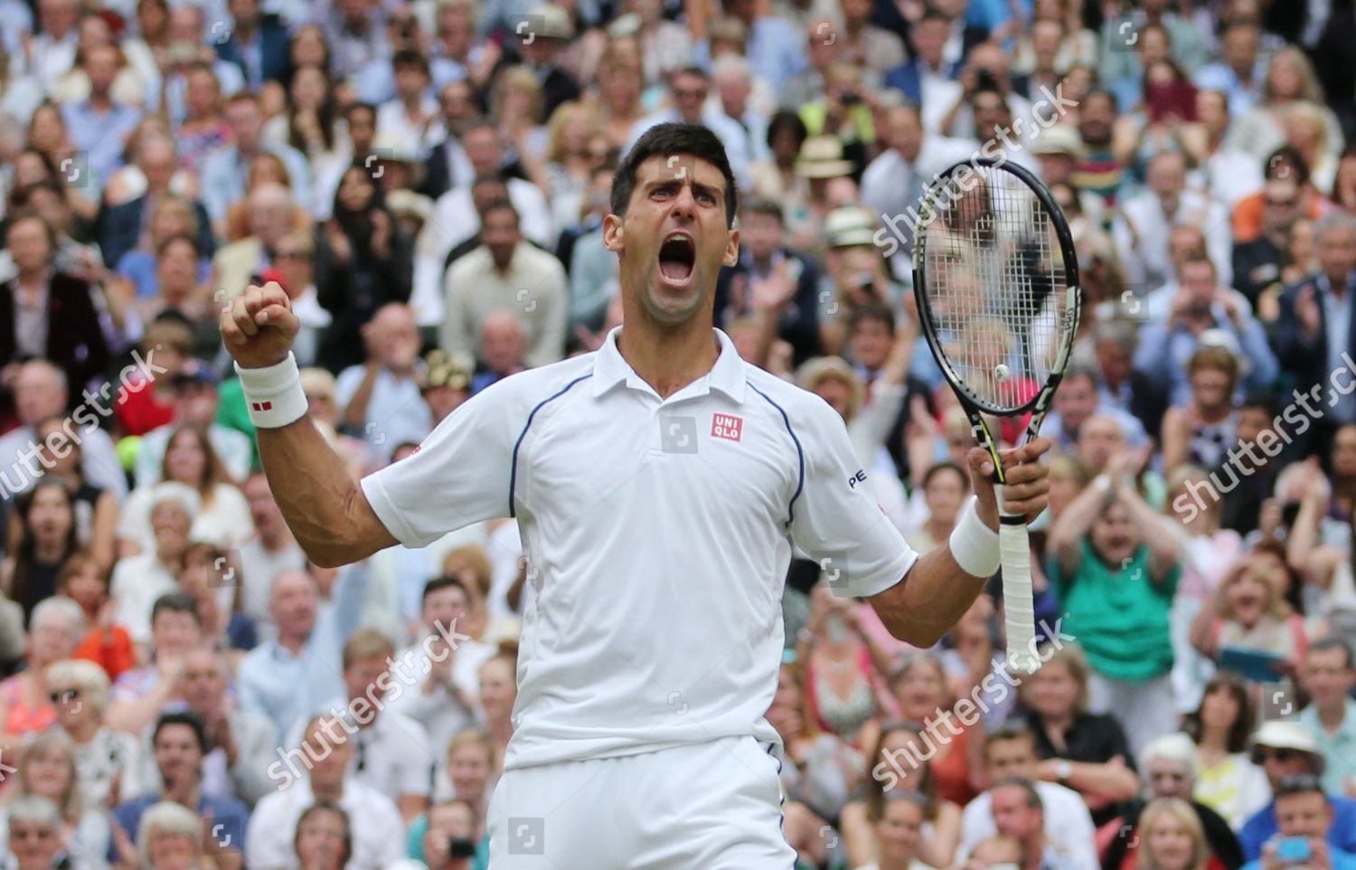 Novak Djokovic Roars Triumph He Wins Editorial Stock Photo - Stock ...