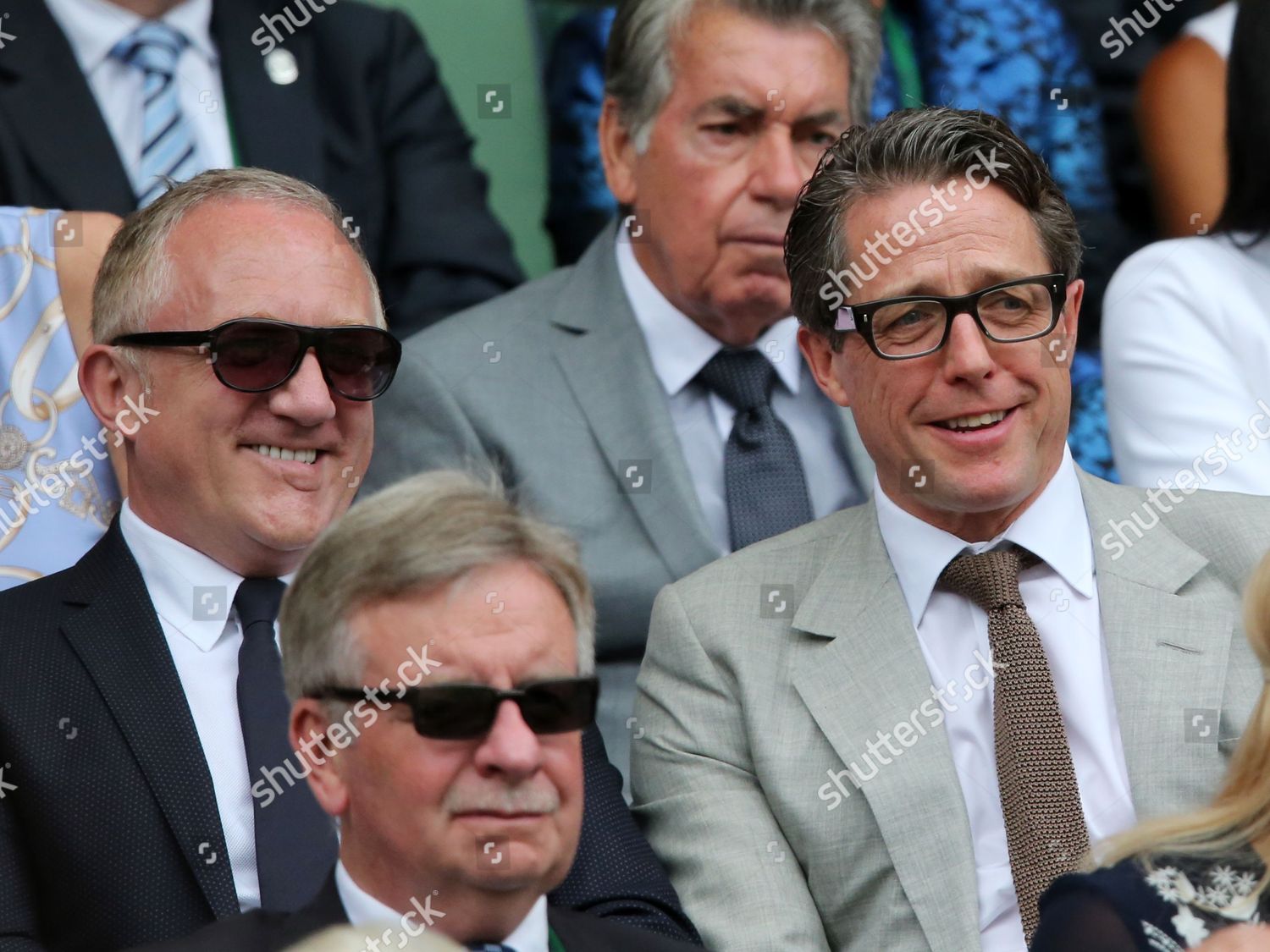 Hugh Grant Smiles Francoishenri Pinualt Royal Editorial Stock Photo ...