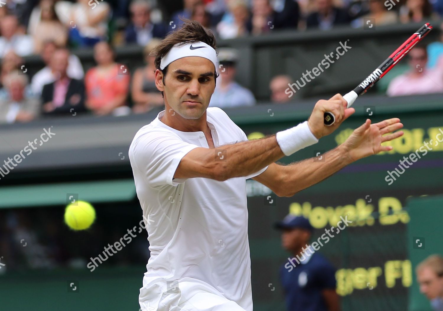 Roger Federer Keeps His Eyes On Editorial Stock Photo - Stock Image ...