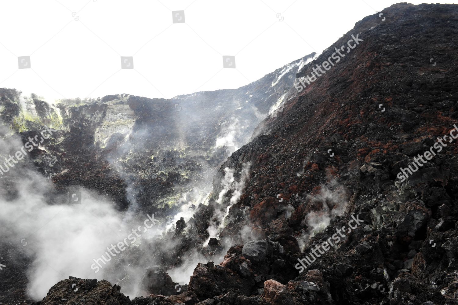 Crater Tavurvur Volcano Near Rabaul Editorial Stock Photo - Stock Image ...