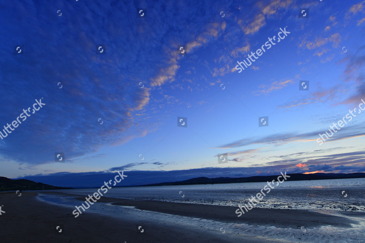 Dramatic Cloud Formation Over Fahan Beach Editorial Stock Photo - Stock ...