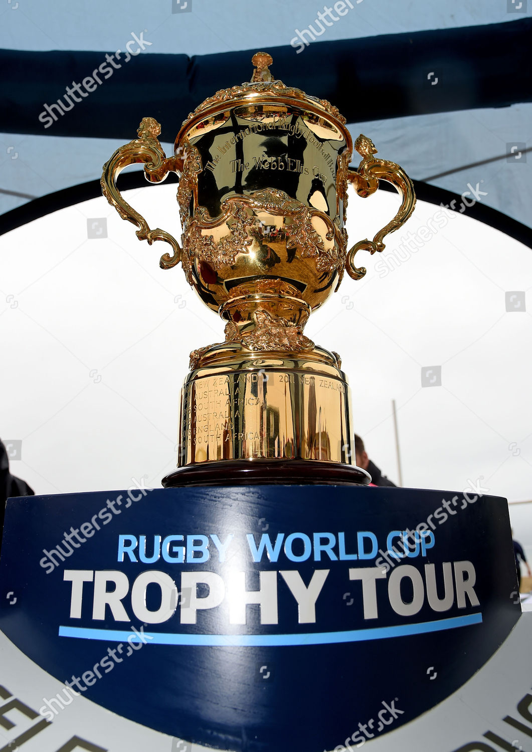 Webb Ellis Rugby World Cup Trophy Editorial Stock Photo - Stock Image ...