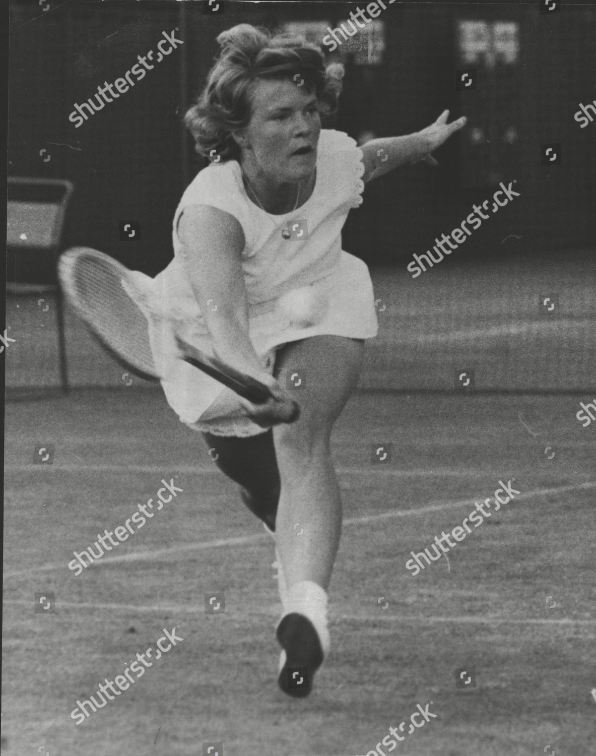 Diane Tuckey Tennis Player Action Wimbledon Editorial Stock Photo ...