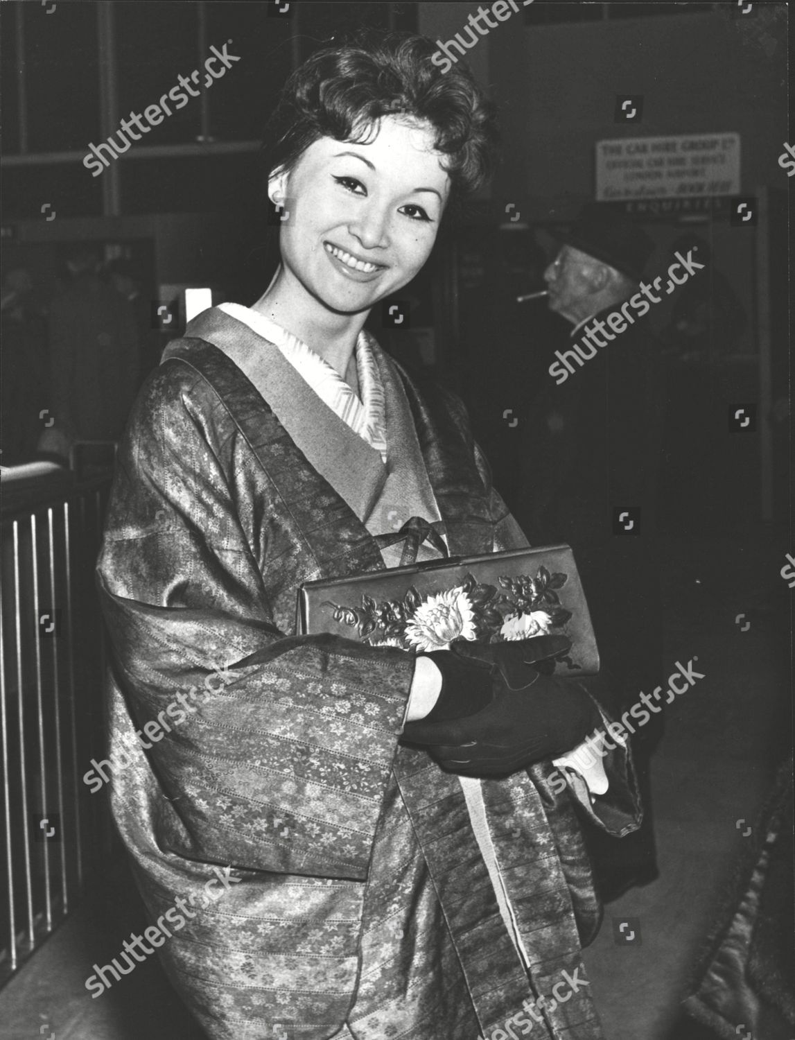 Eiko Ando Japanese Film Star Arriving Redaktionelles Stockfoto ...