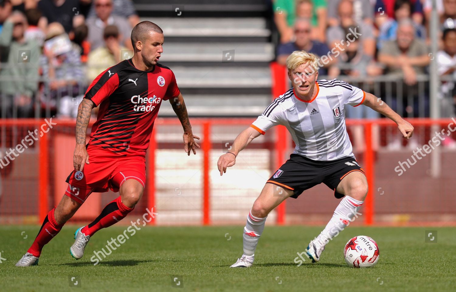 Ben Pringle Fulham Jimmy Smith Crawley Editorial Stock Photo - Stock ...